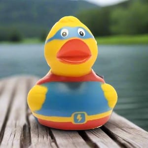 Super Hero Rubber Duck Cruise Ducks Kids Bath Toy Stress Relief ...