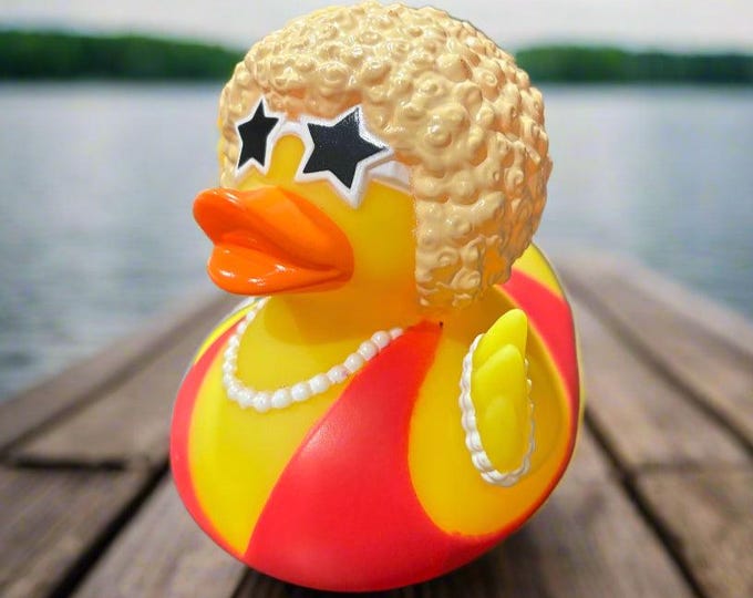 Disco Duck | Decorative Rubber Ducky | Funky Maximalist | Dopamine ...