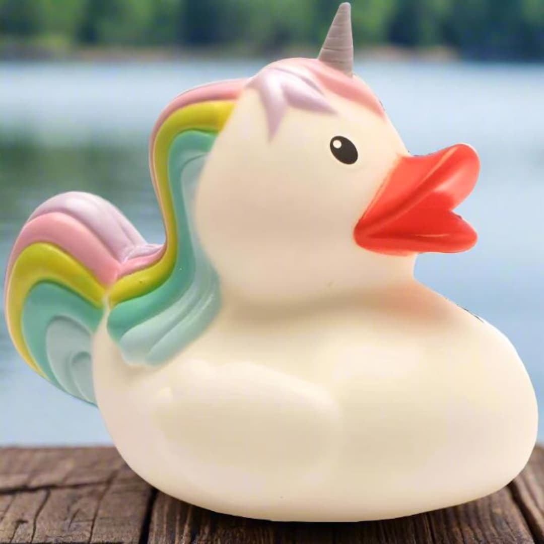 Unicorn Rubber Duck Cruise Ducks Kids Bath Toy Stress Relief Debugging ...