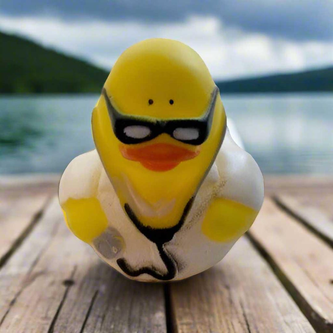 Doctor Charles Rubber Duck Cruise Ducks Kids Bath Toys Stress Relief ...