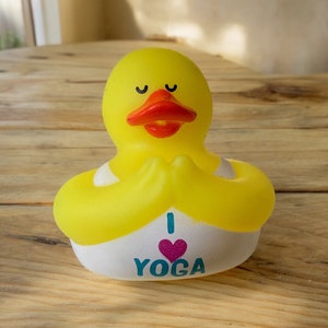 Yoga Rubber Duck Cruise Ducks Kids Bath Toy Stress Relief Debugging ...
