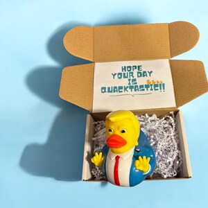 President Donald Rubber Duck Cruise Ducks Kids Bath Toys Stress Relief ...