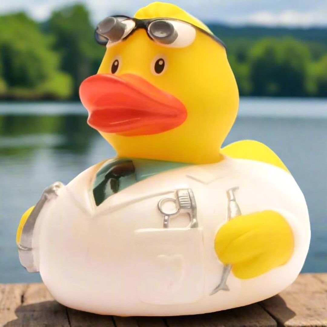 Dentist Rubber Duck Cruise Duck Kids Bath Toy Stress Relief Debugging ...