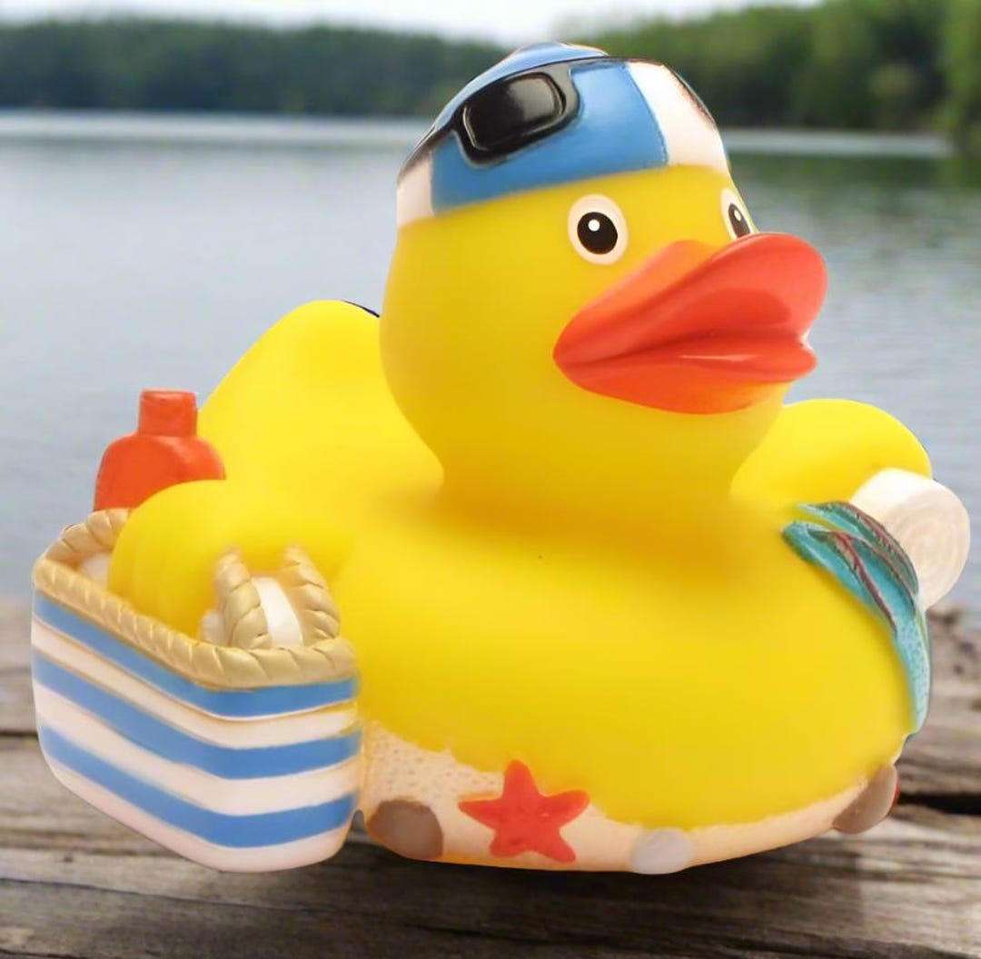 Beachcomber Rubber Duck Cruise Ducks Kids Bath Toys Stress Relief ...