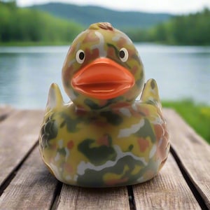 Camouflage Rubber Duck Cruise Ducks Kids Bath Toys Stress Relief ...