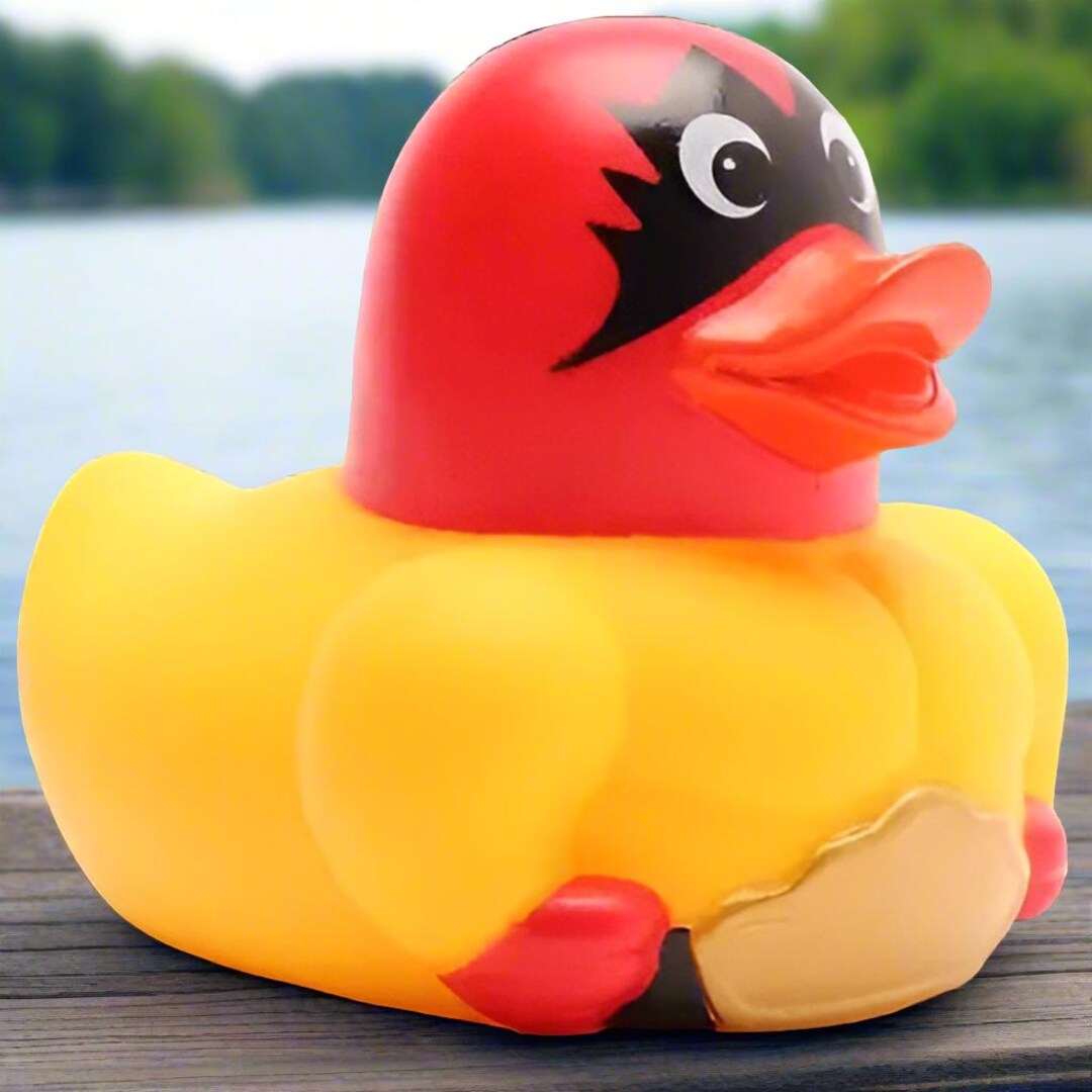 Wrestler Rubber Duck Cruise Ducks Kids Bath Toy Stress Relief Debugging ...