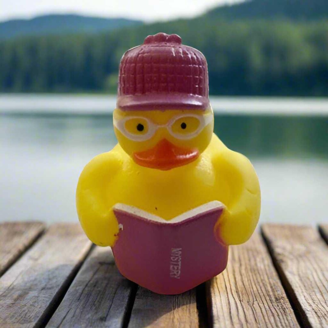 Book Club Mystery Novel Rubber Duck Cruise Ducks Kids Bath Toys Stress ...