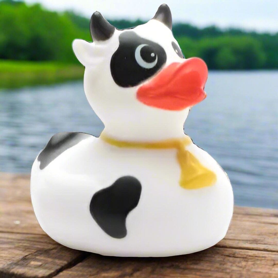 Cow Rubber Duck Cruise Ducks Kids Bath Toys Stress Relief Debugging ...