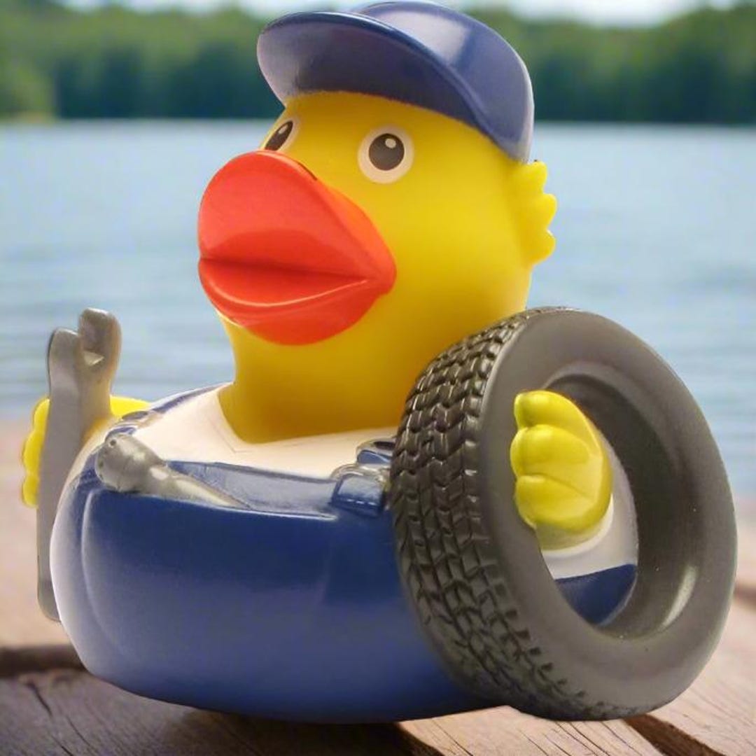 Mechanic Rubber Duck Cruise Ducks Kids Bath Toys Stress Relief ...