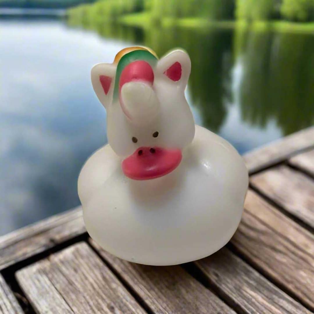 Unicorn Rainbow Rubber Duck Cruise Ducks Kids Bath Toy Stress Relief ...