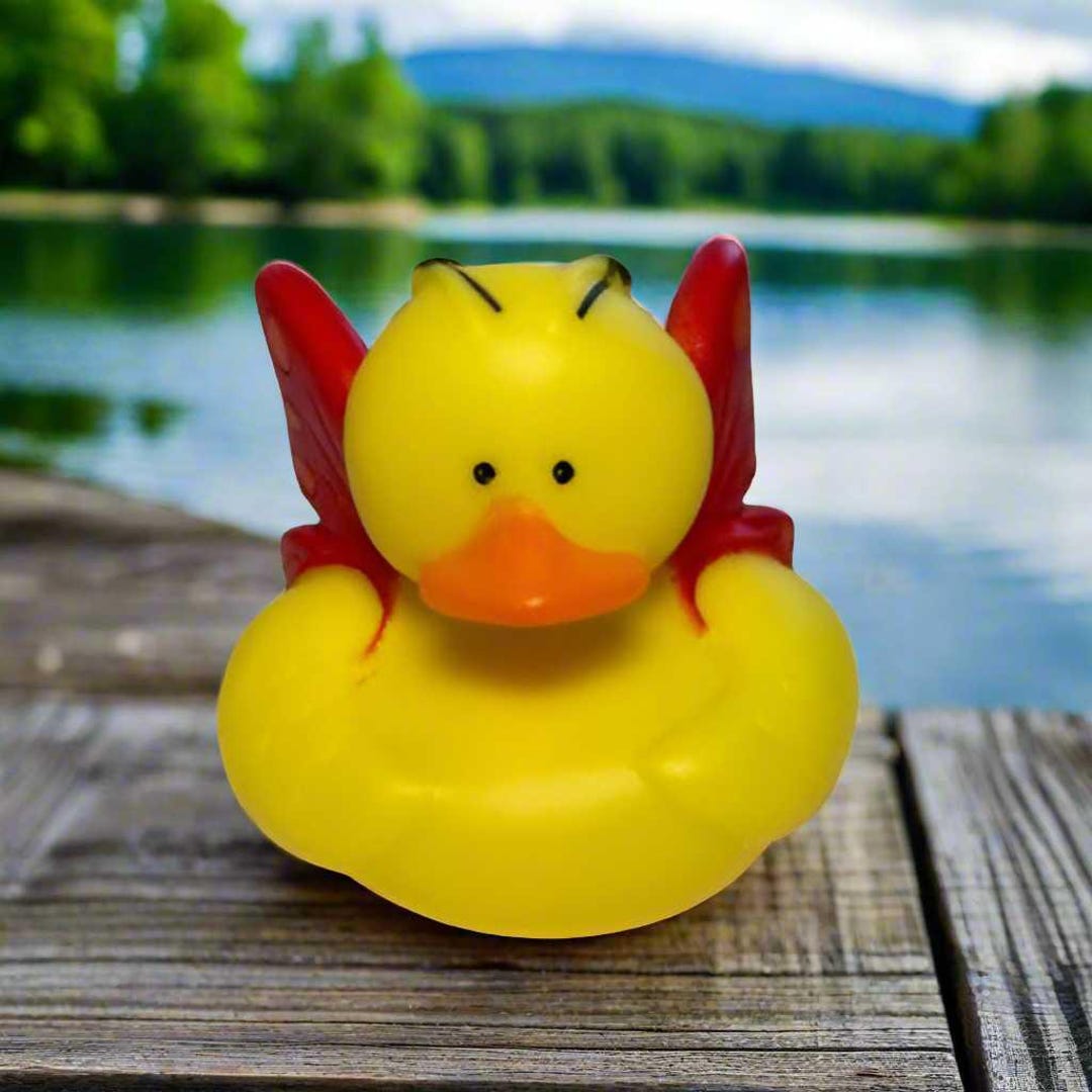 Butterfly Red Rubber Ducky Cruise Ducks Kids Bath Toys Stress Relief ...