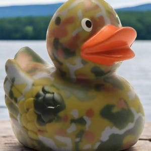 Camouflage Rubber Duck Cruise Ducks Kids Bath Toys Stress Relief ...