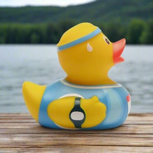 Marathon Rubber Duck Runner Rubber Duck Gift for Triathlete Ducking ...