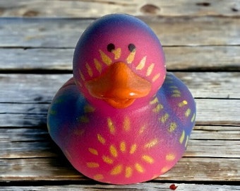 Paint Splatter Rubber Duck Cruise Ducks Kids Bath Toy Stress Relief ...