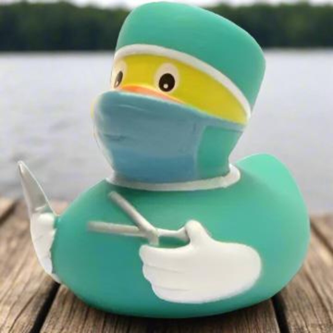 Surgeon Rubber Duck Cruise Ducks Kids Bath Toy Stress Relief Debugging ...