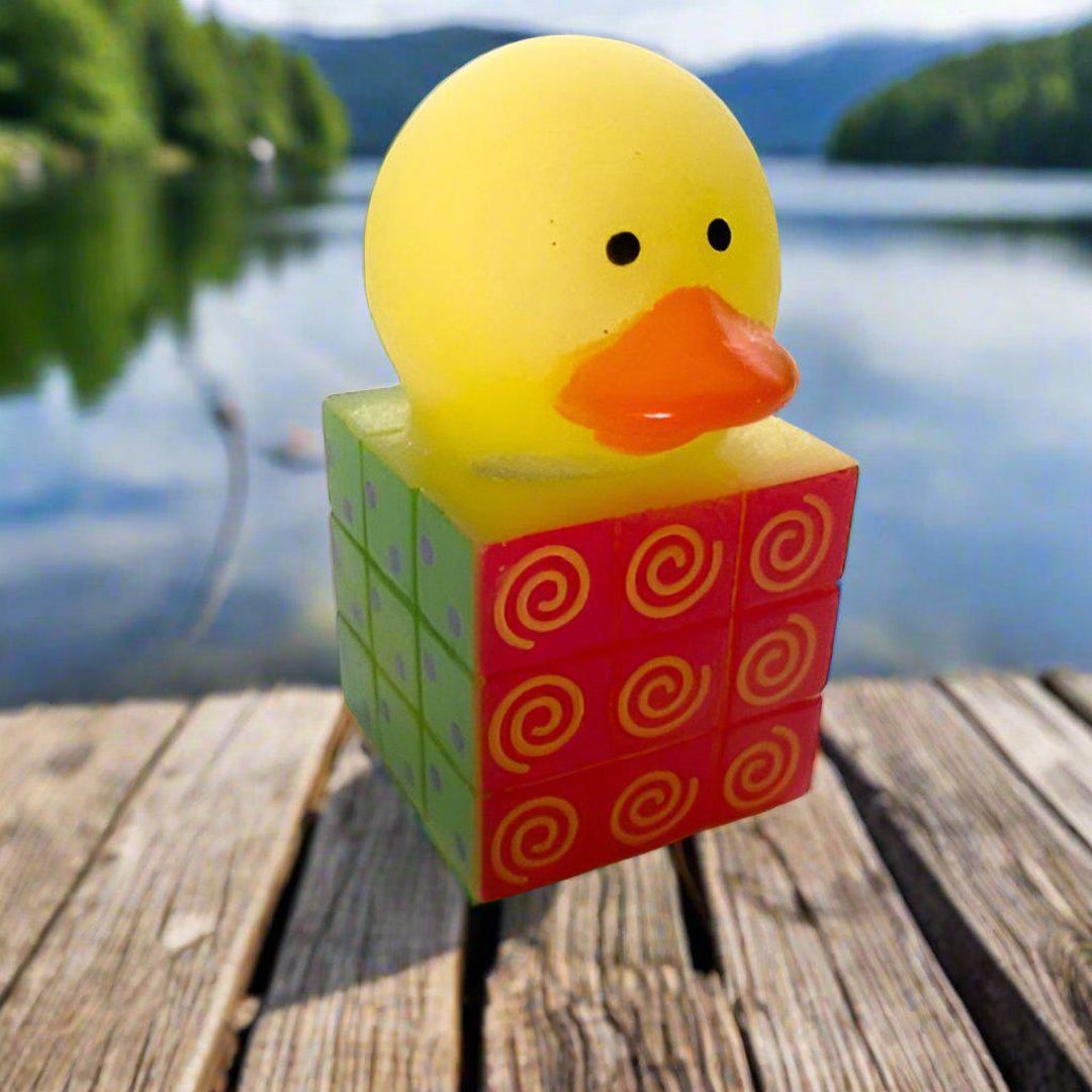 Rubix Rubber Duck Cruise Ducks Kids Bath Toy Stress Relief Debugging ...