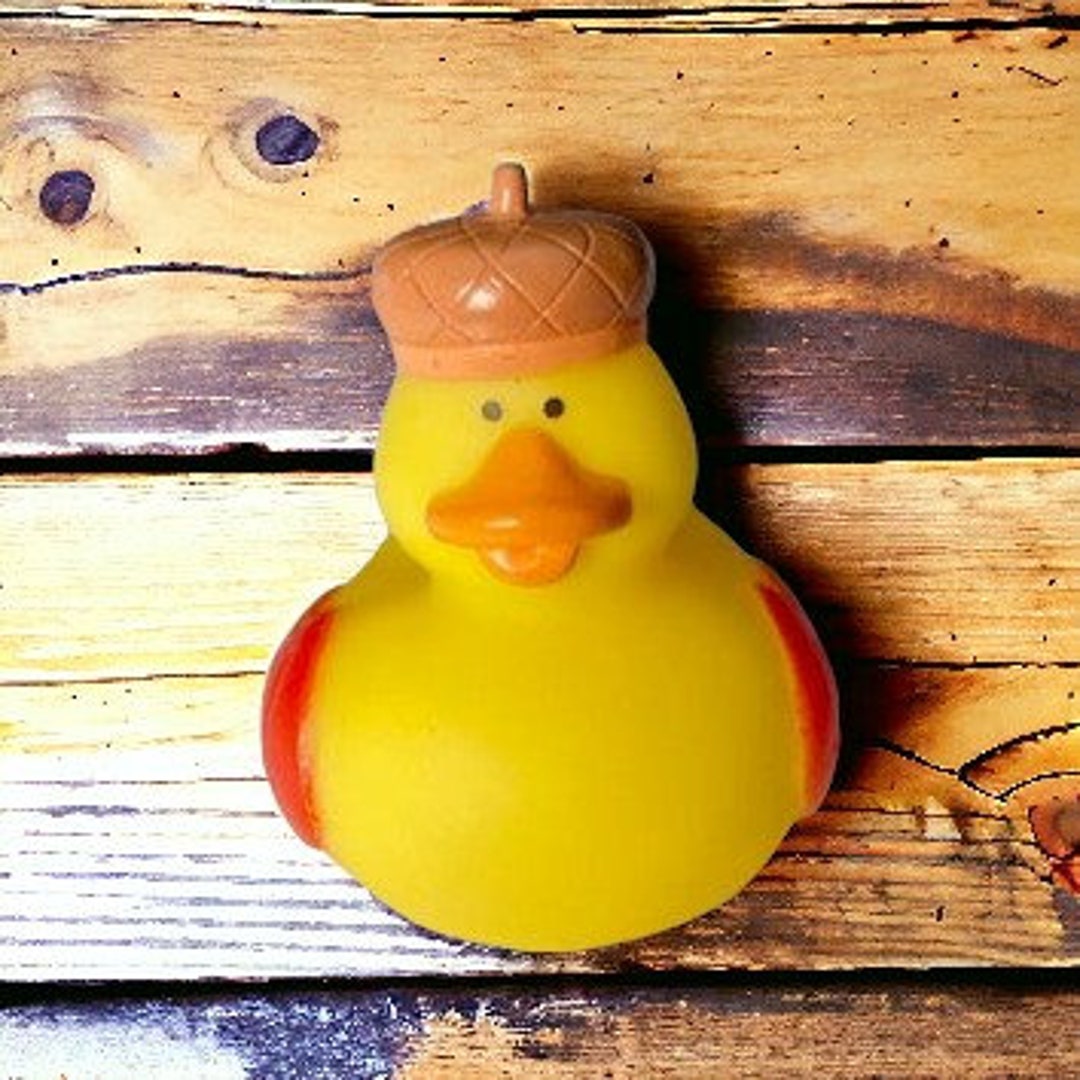 Fall Leaf Red Rubber Duck Jeep Ducks Cruise Ducks Ducky Kids Toys Bath ...