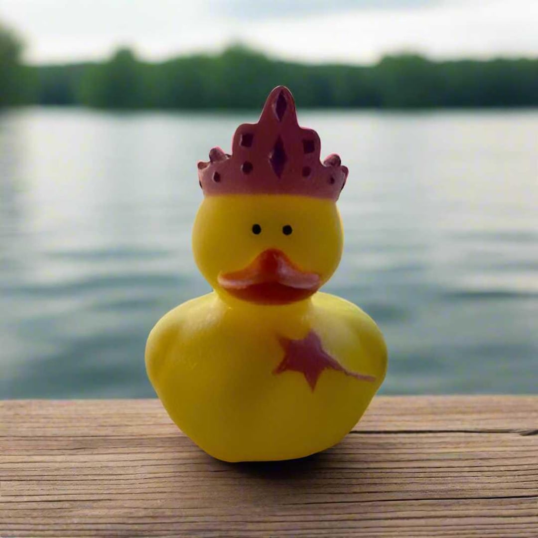 Princess Fairy Pink Rubber Duck Cruise Ducks Kids Bath Toy Stress ...