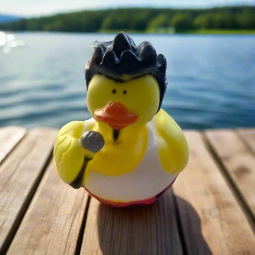 Musician Ozzy Rubber Duck Cruise Ducks Kids Bath Toy Stress Relief ...