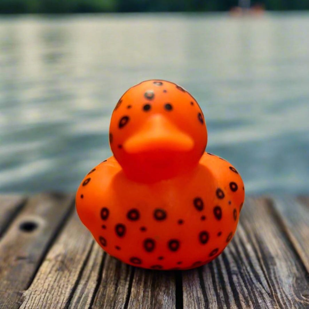 Leopard Cheetah Rubber Ducky Cruise Ducks Kids Bath Toy Stress Relief ...