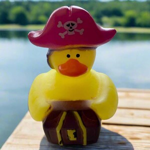 Pirate Pink Hat Rubber Duck Cruise Ducks Kids Bath Toy Stress Relief ...