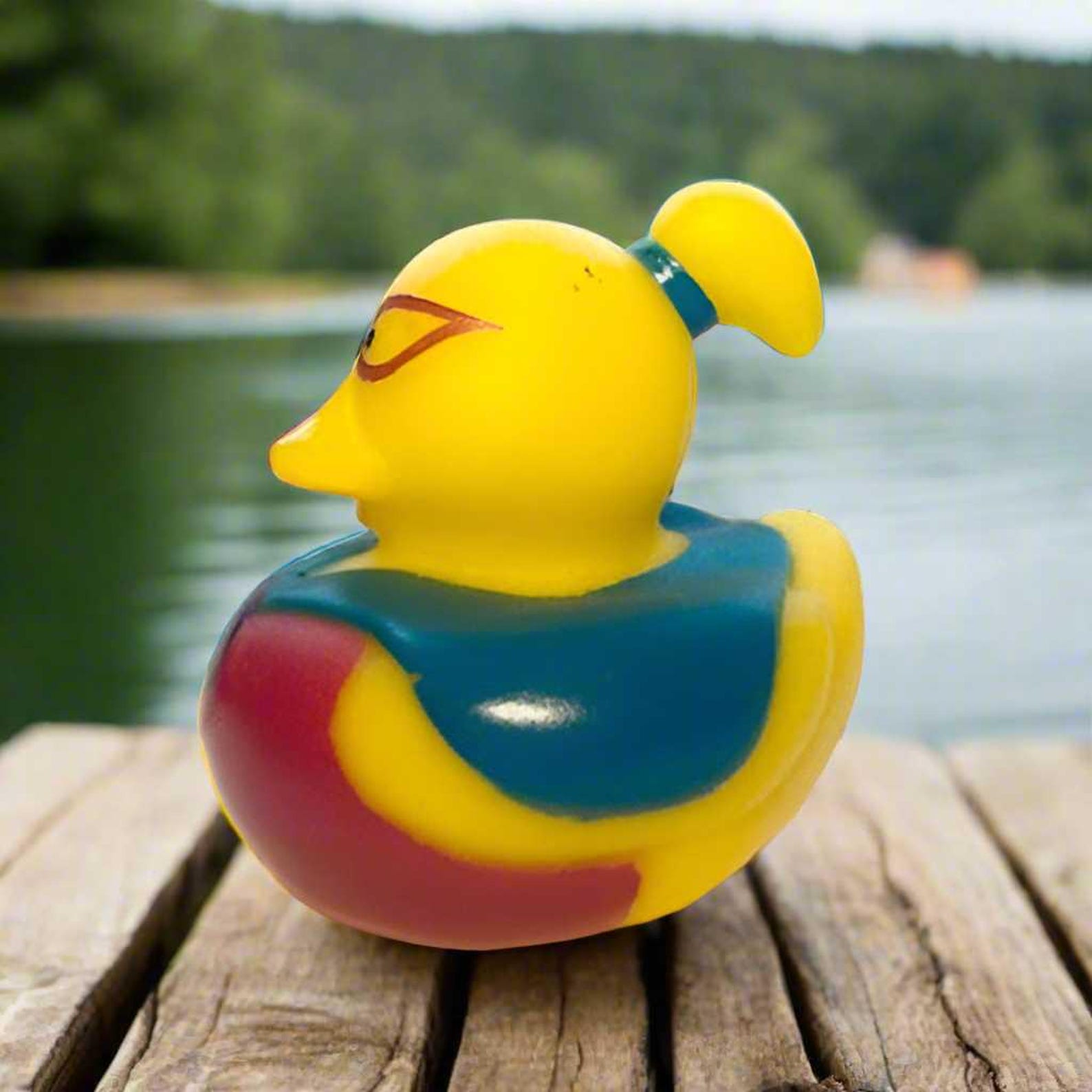 Super Hero Star Rubber Duck Cruise Ducks Kids Bath Toy Stress Relief ...