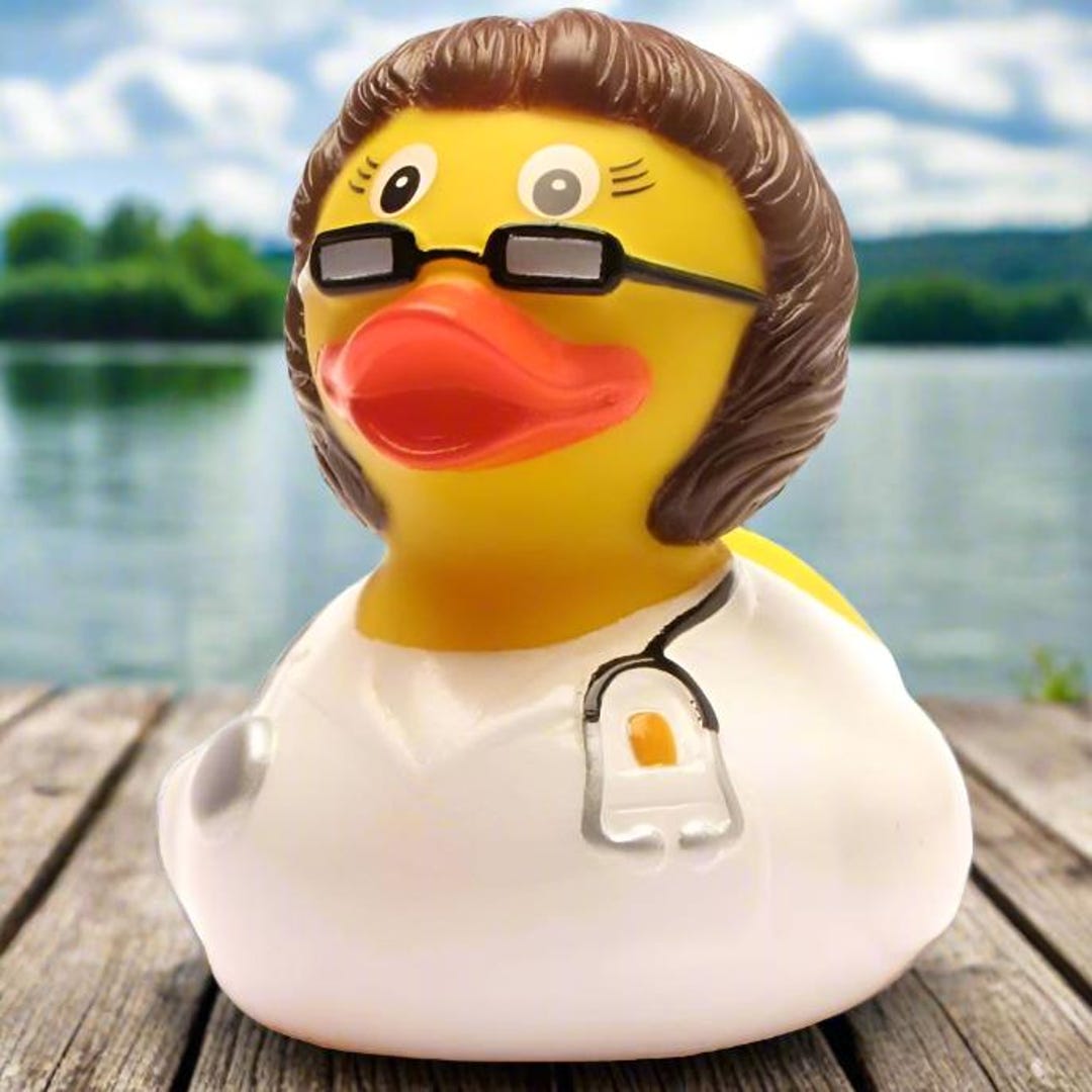 Doctor Rubber Duck Cruise Ducks Kids Bath Toys Stress Relief Debugging ...