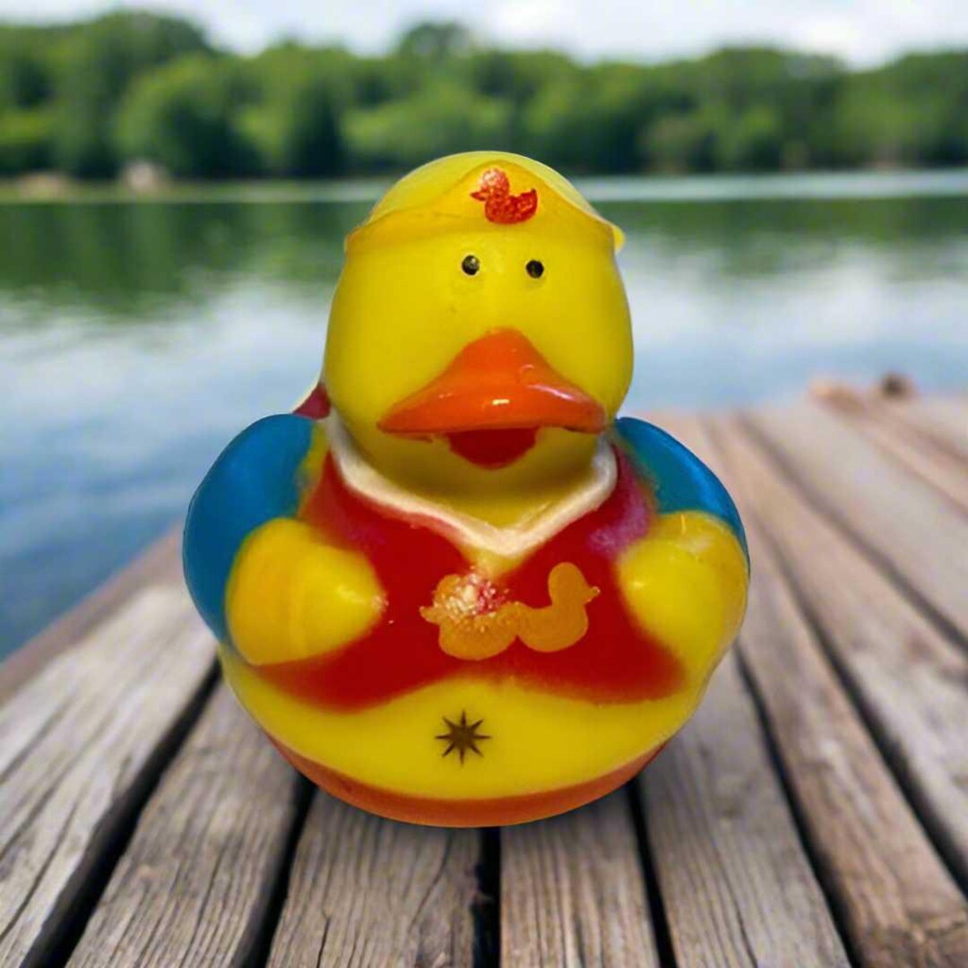 Wonder Boy Super Hero Rubber Duck Cruise Ducks Kids Bath Toy Stress ...