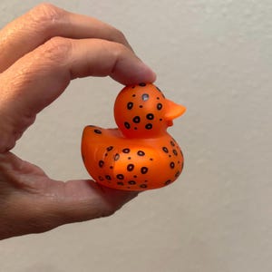 Leopard Cheetah Rubber Ducky Cruise Ducks Kids Bath Toy Stress Relief ...
