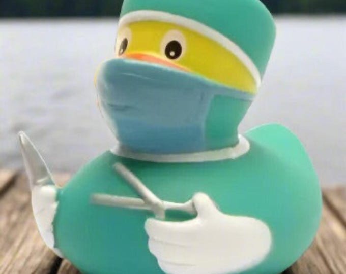 Doctor Rubber Duck Set for SUV Ducking: 10 Rubber Ducks With Tags, Ties ...