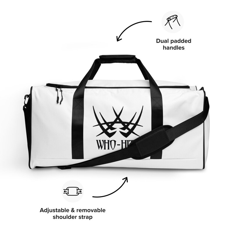 Fight Bag, White Who Hitu Bag, MMA Carry On, UFC Workout, - Etsy
