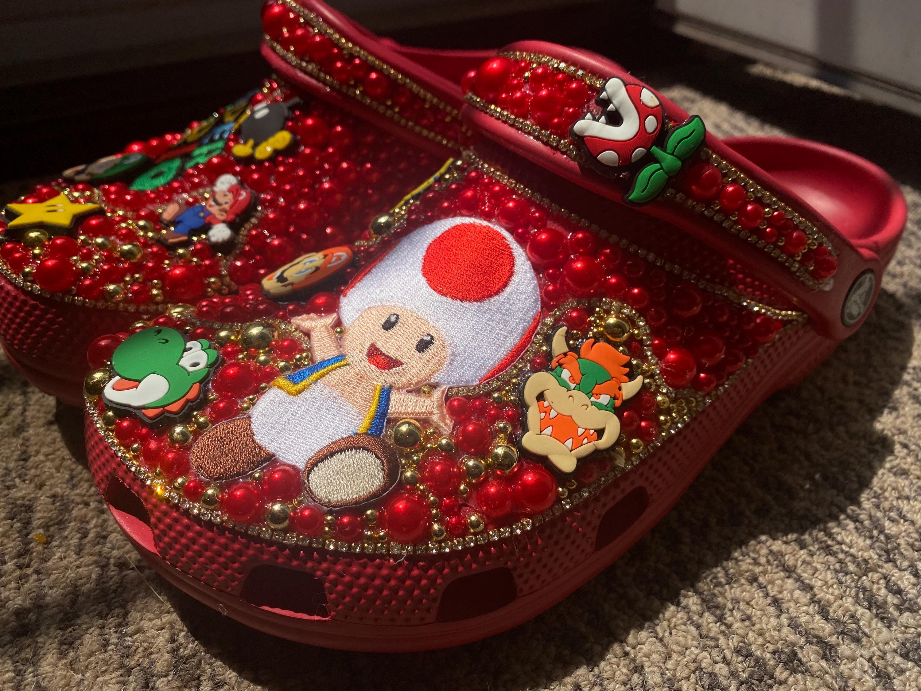 Super Mario Themed Clogs - Etsy