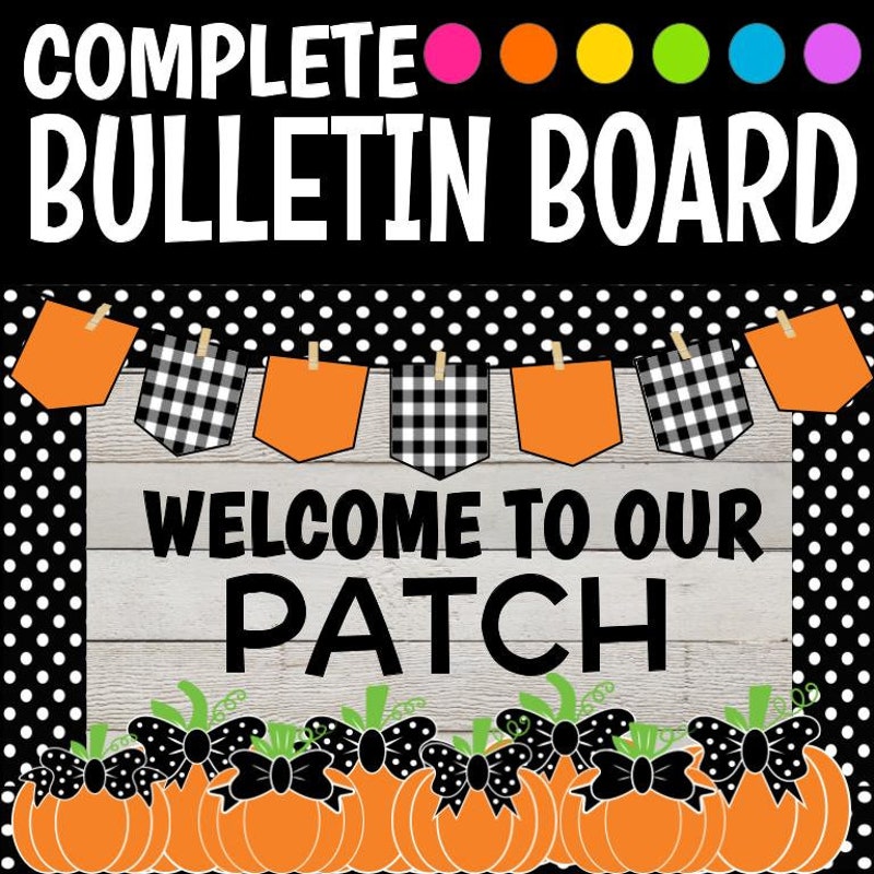 Fall Bulletin Board - Etsy
