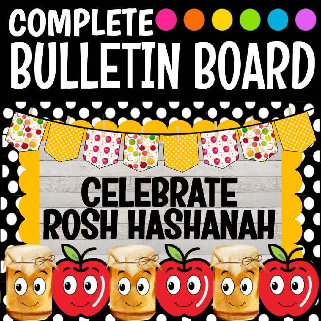 Rosh Hashanah | Classroom Decor | Jewish Holidays | Bulletin Board ...