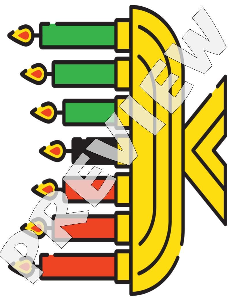 Joyous Kwanzaa Complete Bulletin Board Kit With Kinaras for Classroom ...