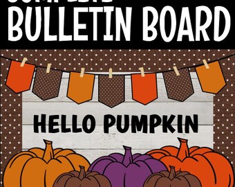 We Love Fall Most of All Bulletin Board Kit for Autumn Classroom Decor ...