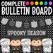 Spooky Season Bulletin Board Kit: Halloween Classroom Decor (digital ...