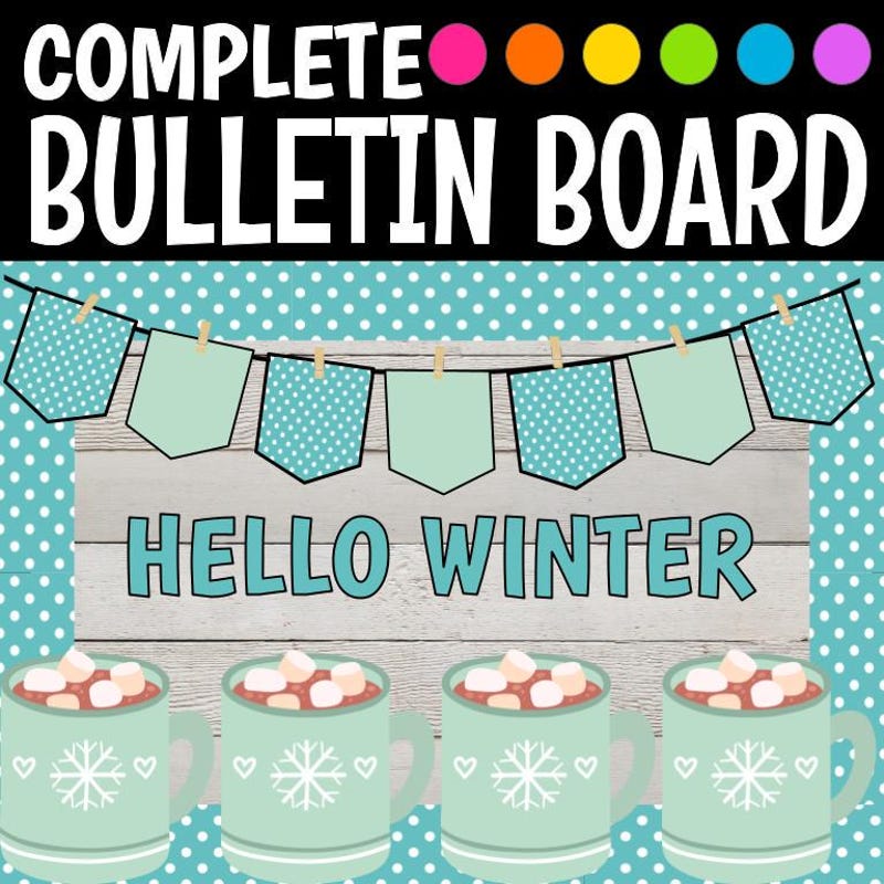 Hot Cocoa Bulletin Board - Etsy