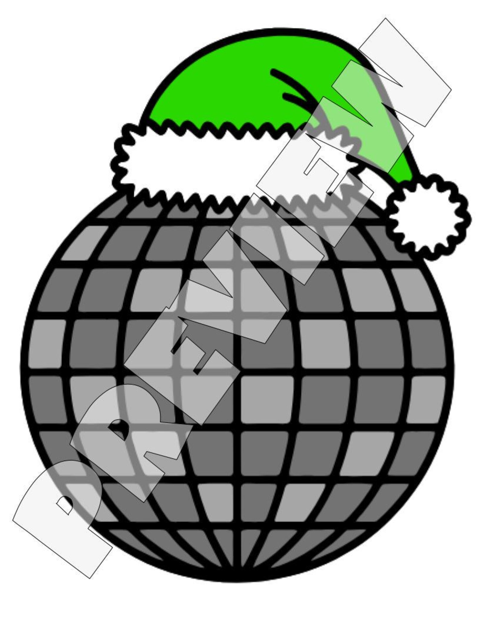 In Our Christmas Era Bulletin Board Kit Santa Hat Disco Balls Taylor ...