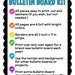 Color Your World With Kindness Back to School Decor Bulletin Board Kit ...