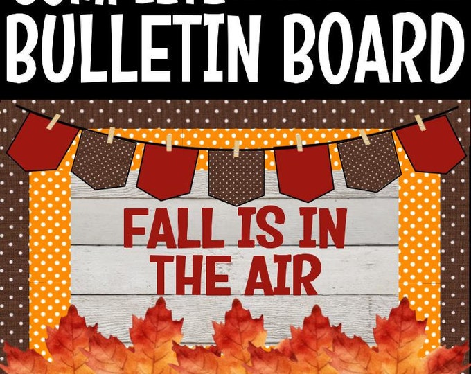 Fall Forest Animals Bulletin Board | We Love Fall Most of All! | Forest ...