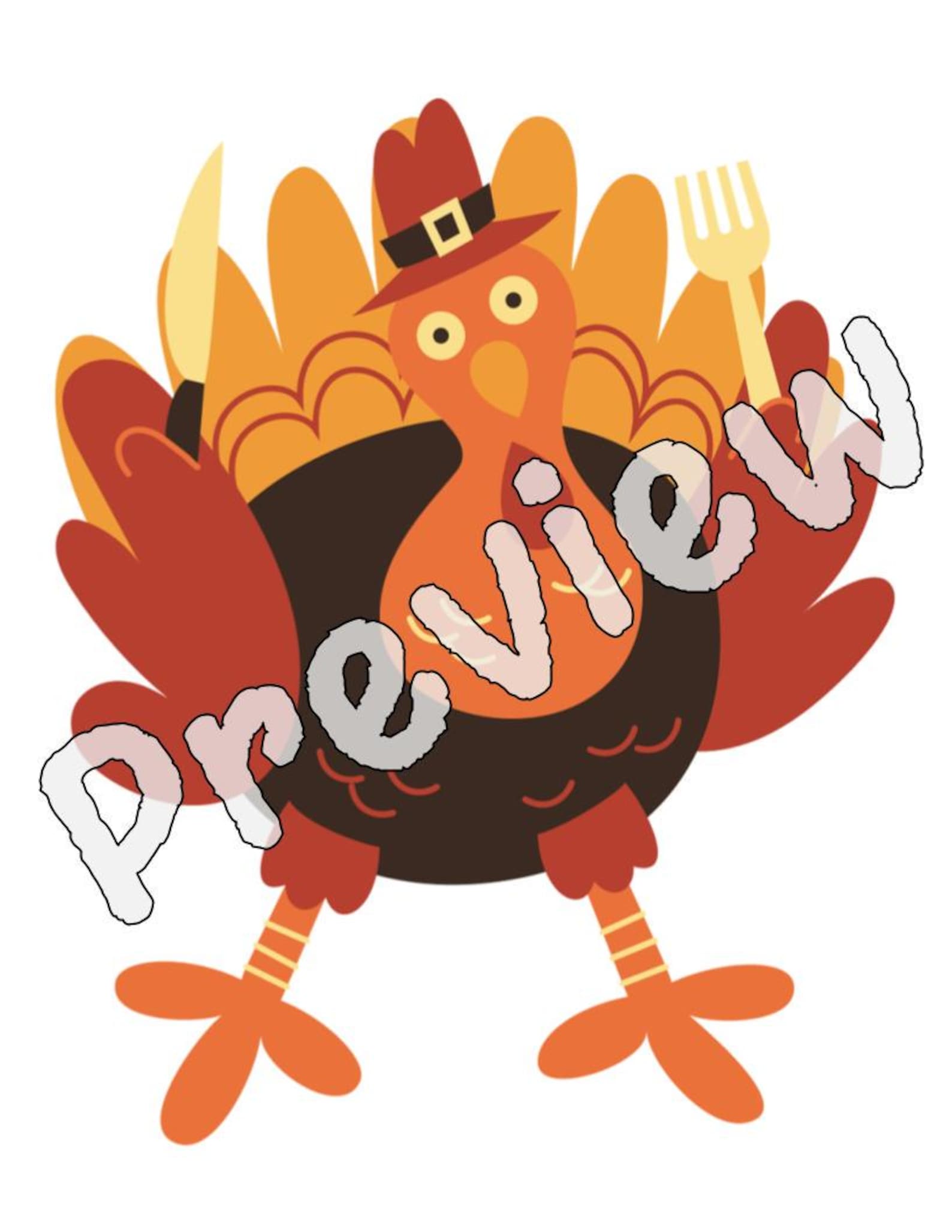 Happy Turkey Day Complete Bulletin Board Kit for Thanksgiving Classroom ...
