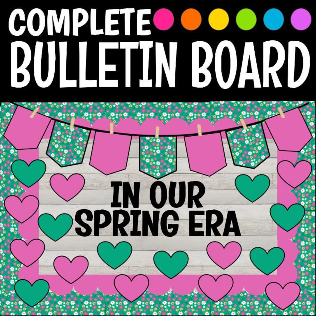 In Our Spring Era Bulletin Board Kit Inspired by Taylor - Etsy