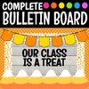 Trick or Treat Bulletin Board Kit Halloween Classroom Decor Candy Corn ...