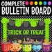 Trick or Treat Bulletin Board Kit Halloween Classroom Decor - Etsy
