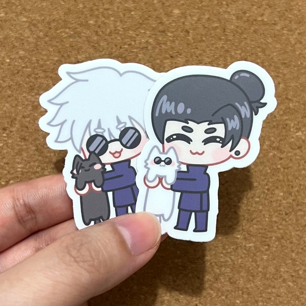 Jjk Cat Stickers - Etsy