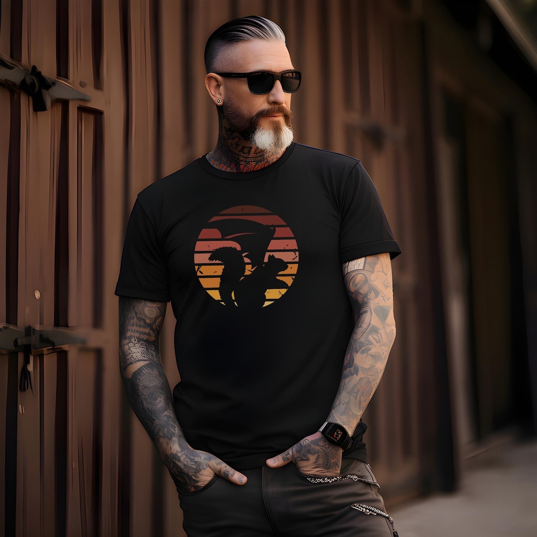 Dragon-squirrel Mythical Cryptid Graphic Tee, PNW Aesthetic Outdoor ...