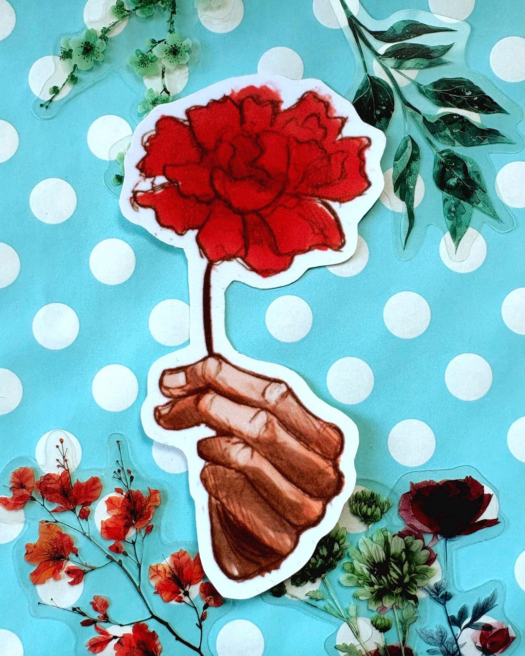 Hadestown Flower Sticker | Broadway Musical | Waterproof Handmade Decal ...