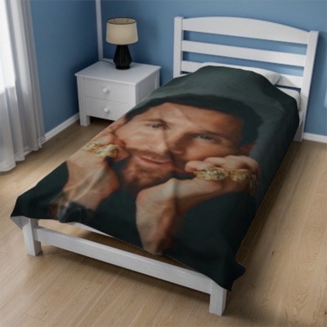 Messi 8 Rings Velveteen Plush Blanket, Leo Messi, Leo Messi Adidas ...