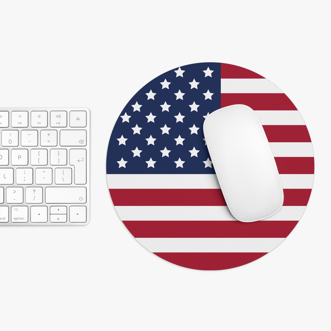 Mouse Pad Funny Mouse United States Flag, Mouse Pad, Uae - Etsy